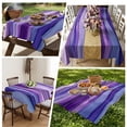 Abstract Minimalist Stripe Art Table Cloth 60x60in, Waterproof Square ...