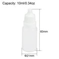 Uxcell Plastic 10ml/0.34 oz Small Mouth Drop Bottle, 15 Count - Walmart.com