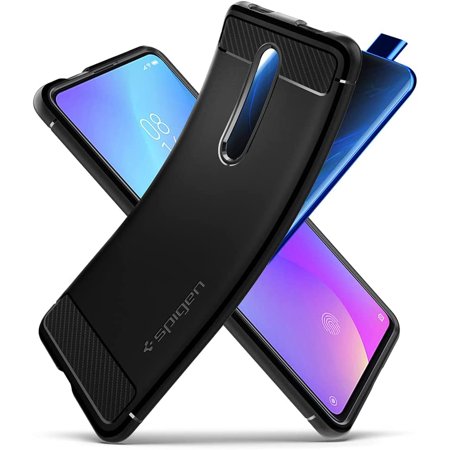 Spigen ged Armor Works with Xiaomi Poco F2 (2020) Case - Matte Black ...