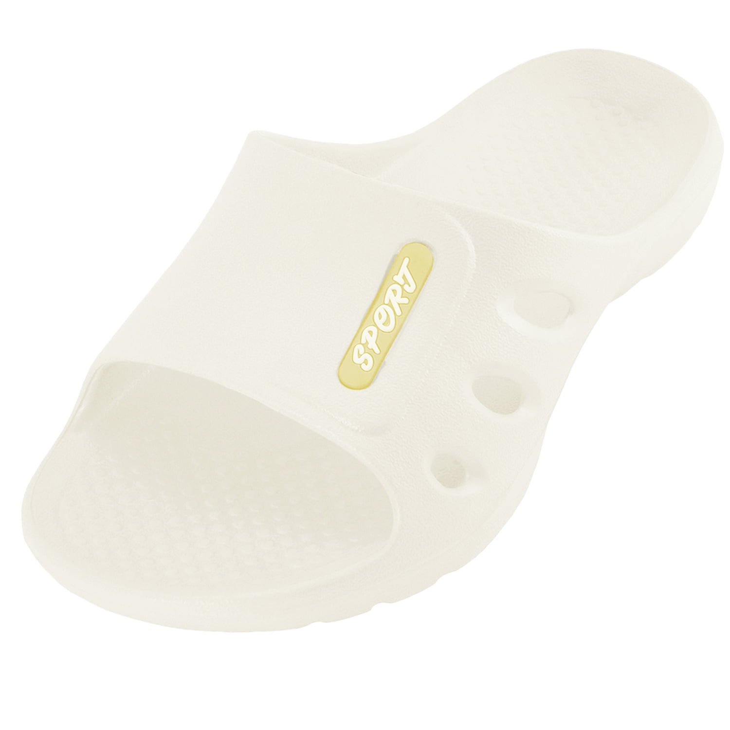 SNJ Women's Comfortable Slide Open Toe Soft Rubber Sandal Slipper ...