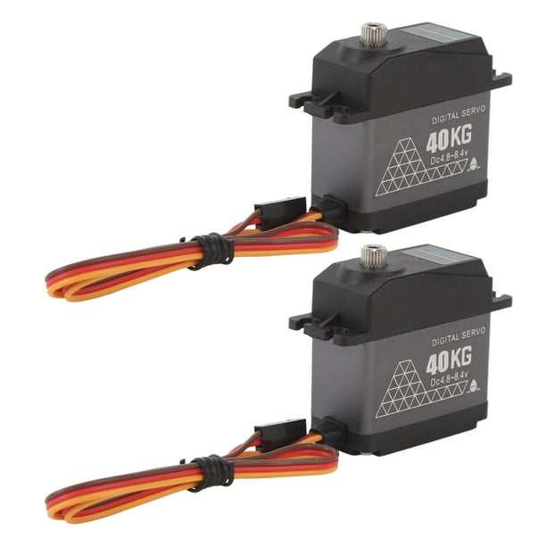 40KG RC Digital Servo, 25T Metal Servo Arm 40KG High Torsion RC Servo ...