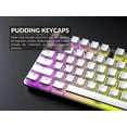 ASIASN-Pudding PBT Keycaps | 112 Double Shot Translucent ANSI US & ISO ...