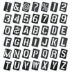 Fancy Letters Stencil for Painting 11.8x11.8 inch Plastic PET Alphabet ...