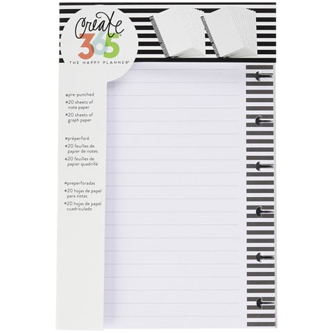 The Happy Planner Mini Note Paper: 40 Pack - Walmart.com
