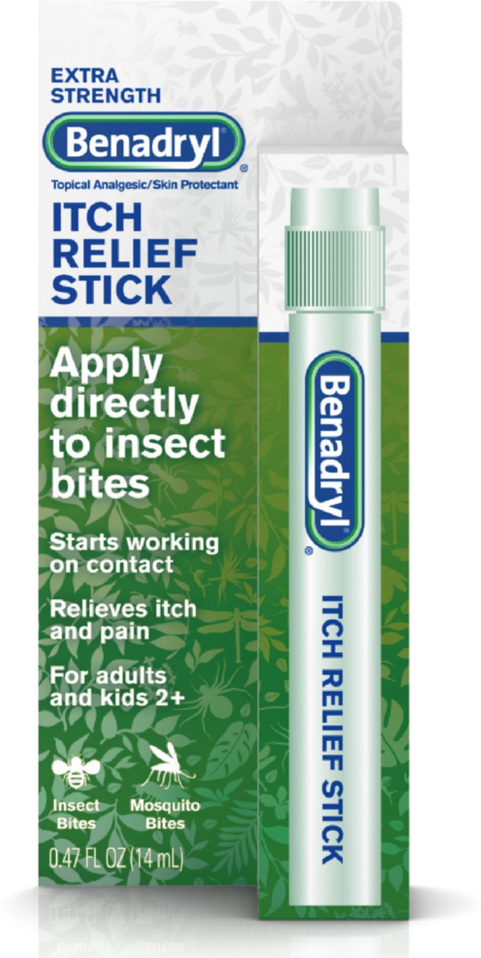 6 Pack - Benadryl Itch Relief Stick 0.47 oz - Walmart.com - Walmart.com