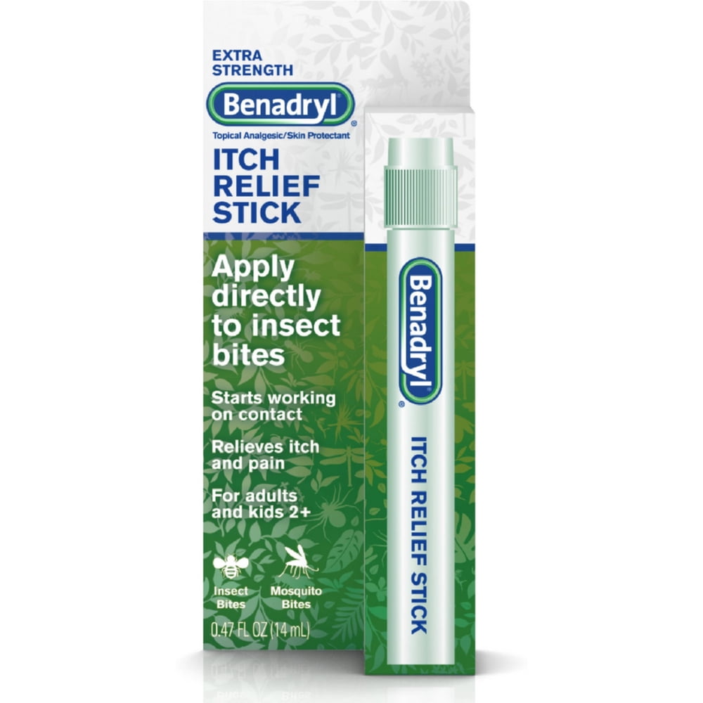 6 Pack - Benadryl Itch Relief Stick 0.47 oz - Walmart.com - Walmart.com