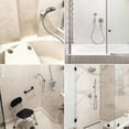All Metal Handheld Shower Head Holder, Adjustable Wall Mount Shower ...
