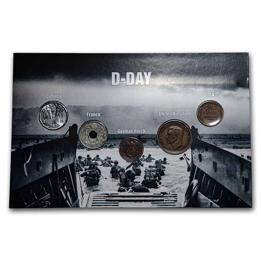 D-Day Coins from Around the World 5-Coin Set - Walmart.com