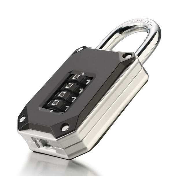 2 Pcs Combination Lock 4 Digit Combination Padlock Long and Short Beams ...