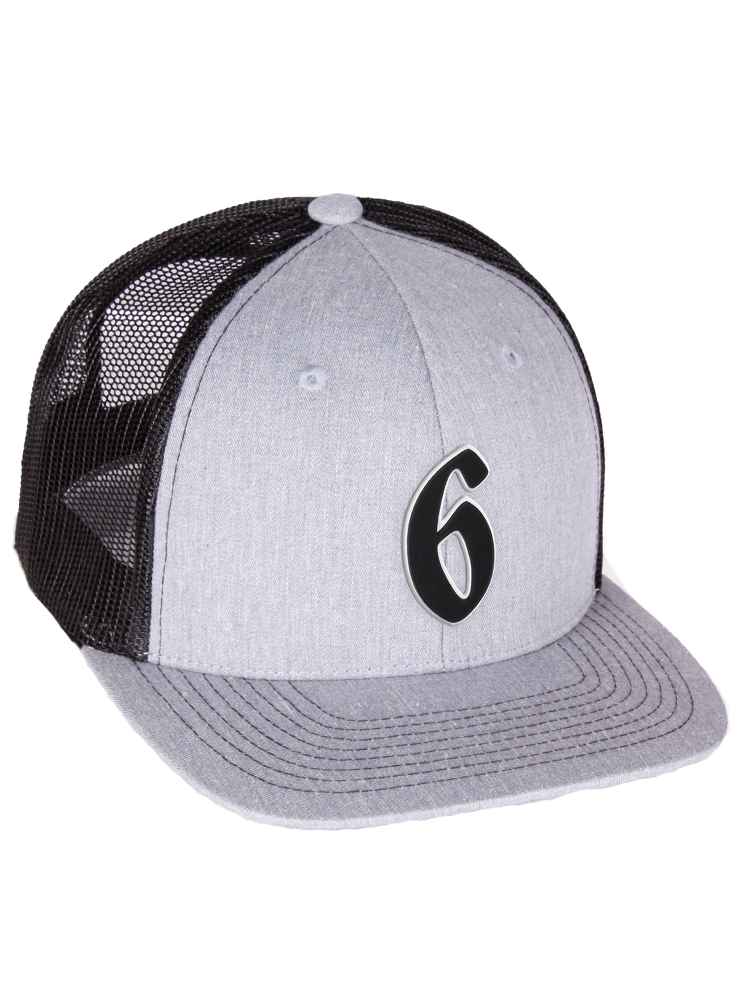 Daxton Classsic Baseball Trucker Hat Old English A to Z Letters Numbers ...