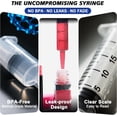 20ml Syringe with Cap, 10 Pack Large Plastic Syringes without Needle ...