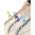 10pcs Multicolor PVC-Coated Steel Chip Clips For Food Bags, Snacks ...