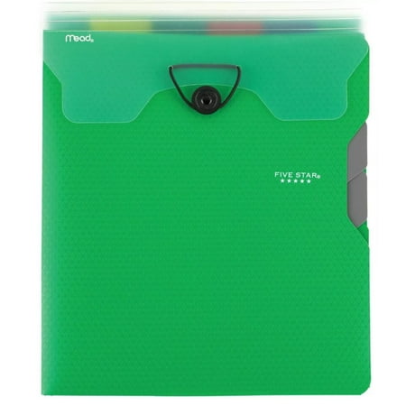 Expanding File Folder - Mead Five Star - 5 Pocket + 4 Pocket = 9 Pocket ...