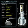 3Pair White Light LED Headlights H7+H7 Hi/Lo + 9006 Fog Light Bulbs Combo Kit 6000K - Walmart.com