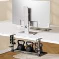Clamp Mount Under Desk Cable Organizers With Storage Tray For Laptop ...