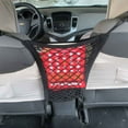 2pcs Strong Elastic Car Mesh Net Bag Between Car Organizer Seat Back ...