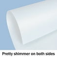 100 Sheets White Shimmer Cardstock 8.5 x 11 Certificate Paper, Goefun ...