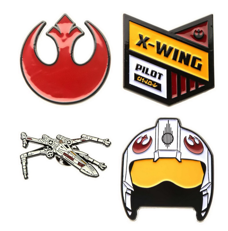 Star Wars Rebel Alliance Enamel Pins, Set of 4 - Walmart.com