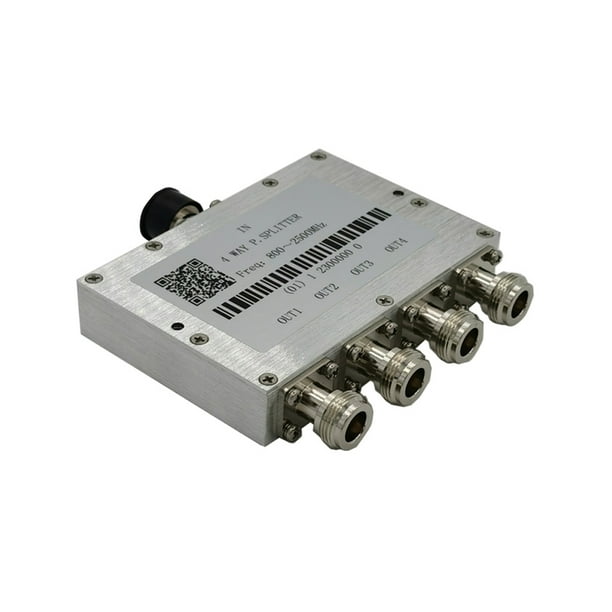 Yeacher 800-2500MHz One To Four Power Divider Power Splitter RF Power ...
