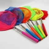 Eleanos Colorful Telescopic Fishing Net for Kids, Butterfly Net ...