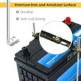 LotFancy Adjustable Battery Hold Down, Universal Battery Bracket with J ...