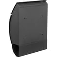 Wall Mounted Locking Galvanize Steel Mailbox with Newspaper Holder ...