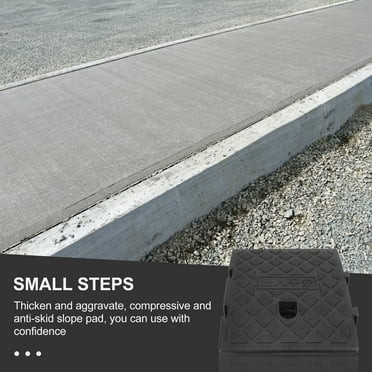 Hyper Tough Heavy Duty Yellow Plastic Curved Level Ramp 13 inch long, 4 ...