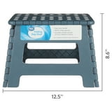 Great Value Plastic Folding One Step Stool with Carrying Handle ...