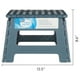 Great Value Plastic Folding One Step Stool with Carrying Handle ...