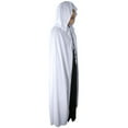 SeasonsTrading 54" White Cloak with Large Hood Costume Accessory ...