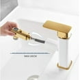 Bathroom Basin Faucet Pull Out 3 Way Water Out Hot and Cold Sink Faucet ...