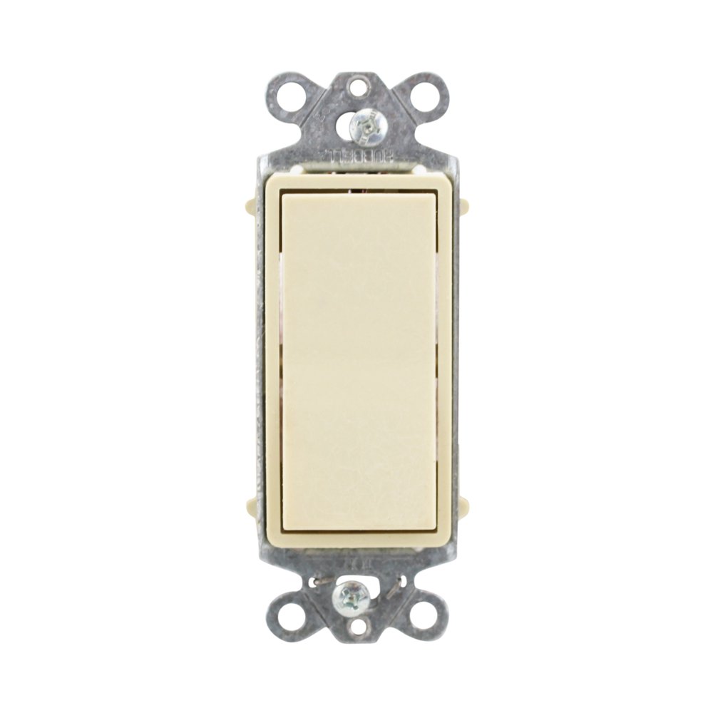 Hubbell HBL2121I Single Pole Rocker Wall Switch 20A 120/277V Style Line ...
