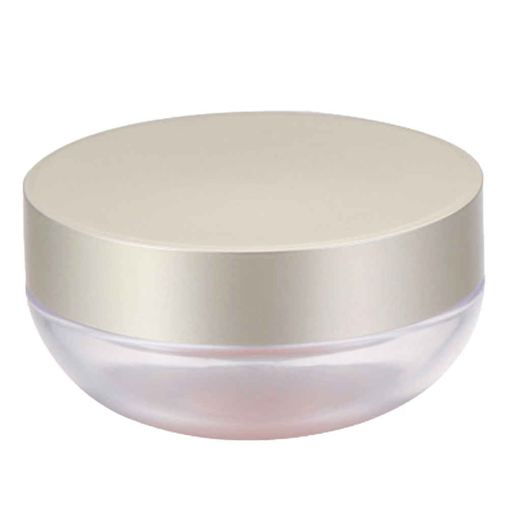 Portable Mesh Surface Powder Box Empty Loose Powder Pot Large Capacity ...