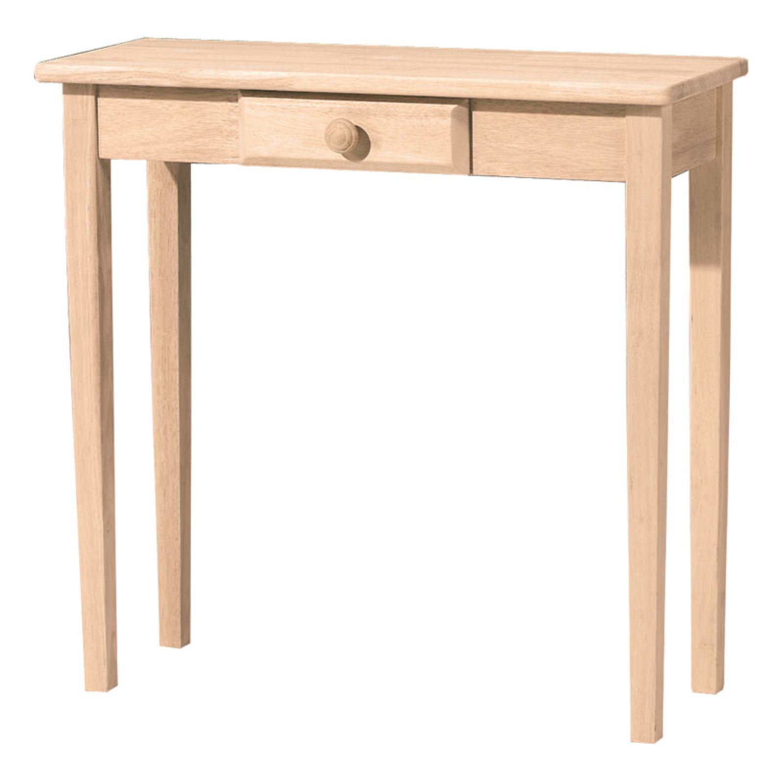 International Concepts Ashford Rectangular Hall Table with Drawer ...