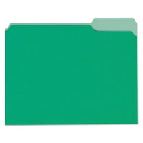 Smead Office Single-Color Green File Folders, 1/3-Cut Tabs, Letter Size ...
