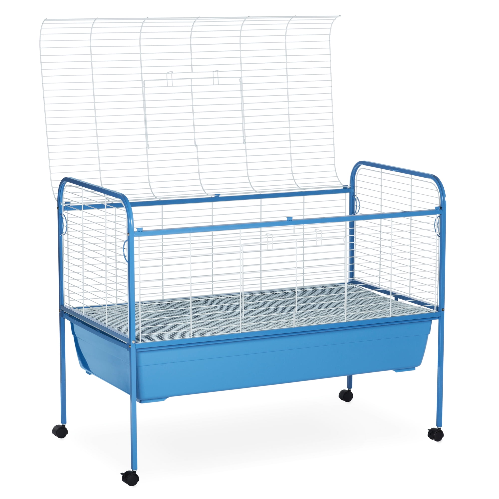 Prevue Pet Products Small Animal Cage with Stand, Green and White ...