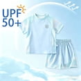 Girls Summer Sport Breathable Mesh Short Sleeve Top And Shorts Sun ...