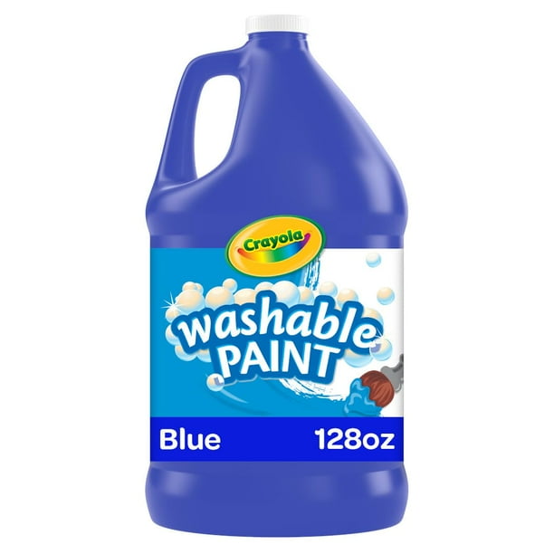 Crayola Washable Paint for Kids - Blue (1 Gallon), Kids Arts and Crafts ...