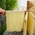 Jetcloudlive Wooden Pasta Drying Rack with 16 Suspension Rods Easy ...