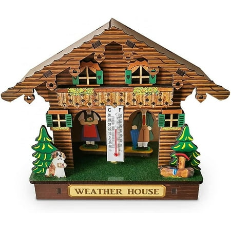 Th Weather House - Forest Weather House With Man And Woman, German ...