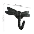 Agiufgs 6 Pack Antique Dragonfly Hooks Zinc, Secure Hold Design ...