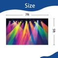 2026 Neon Glow Backdrop Colorful Light Stage Disco Vacation Religious ...