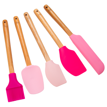 Paris Hilton 3 Piece Kitchen Utensil Set with Jewel Shaped Handles ...