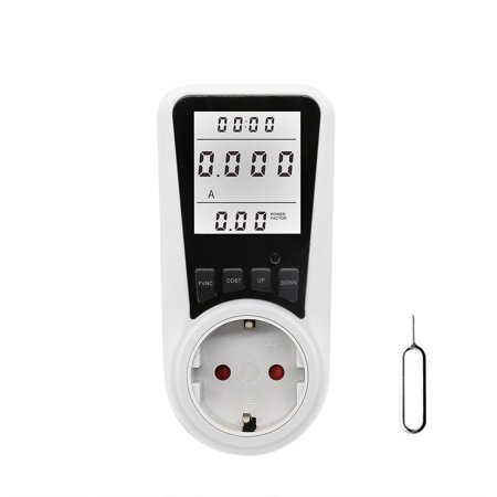 Power Meter Measuring Outlet Durable Creative Home Supplies Eu White ...