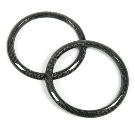 Car AC Outlet Ring, Decorative Epoxy Coating Carbon Fiber Air ...