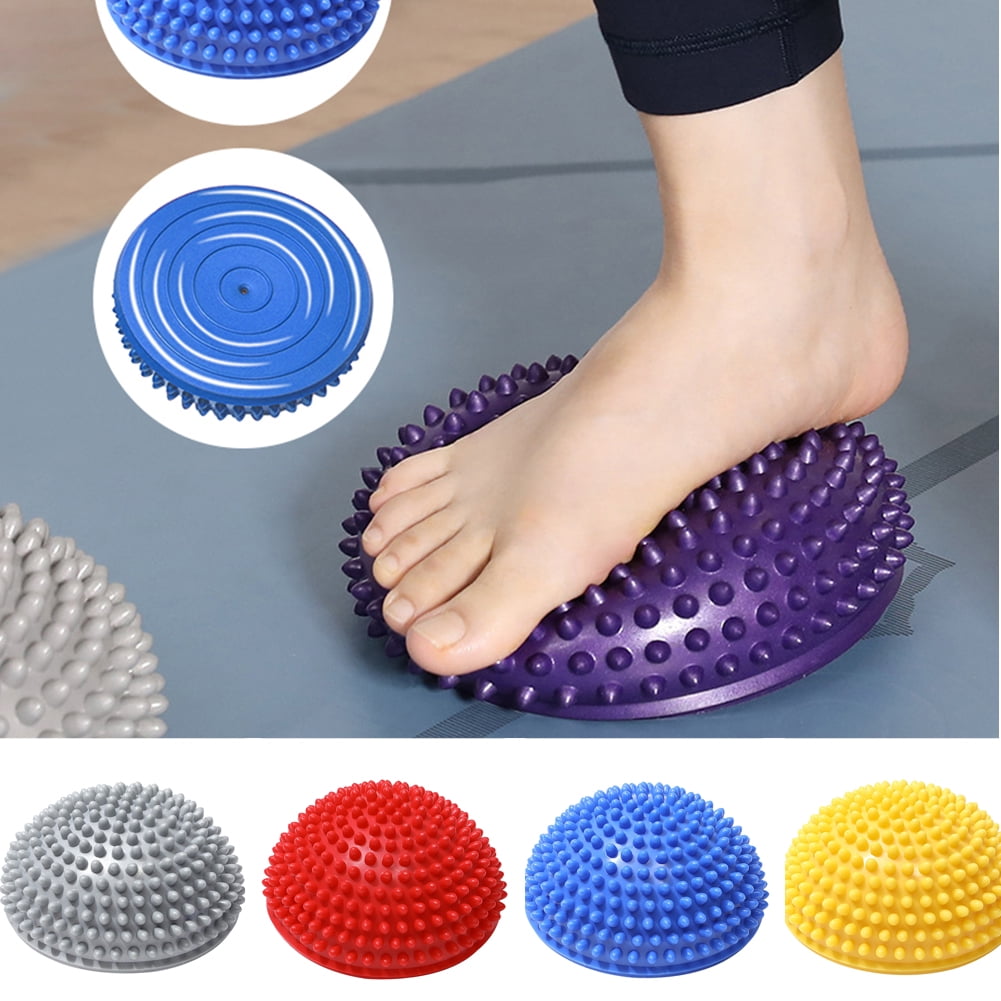 Cheers.US Spiky Massage Ball for Foot, Back, Muscles Fitness Half-ball ...