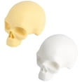 Slccxzc Tattoo Silicone Practice Skull Models 3D Head Blank Tattoo ...