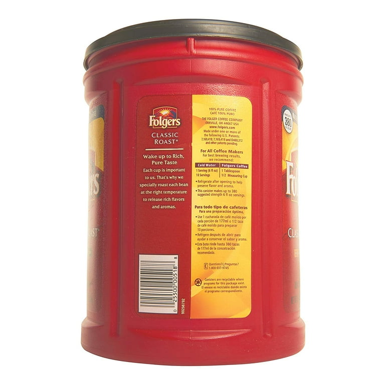 Labels For Folgers Cans