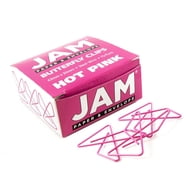 JAM Paper Jumbo Paper Clips, Teal Blue, 1 inch, 75/Pack - Walmart.com