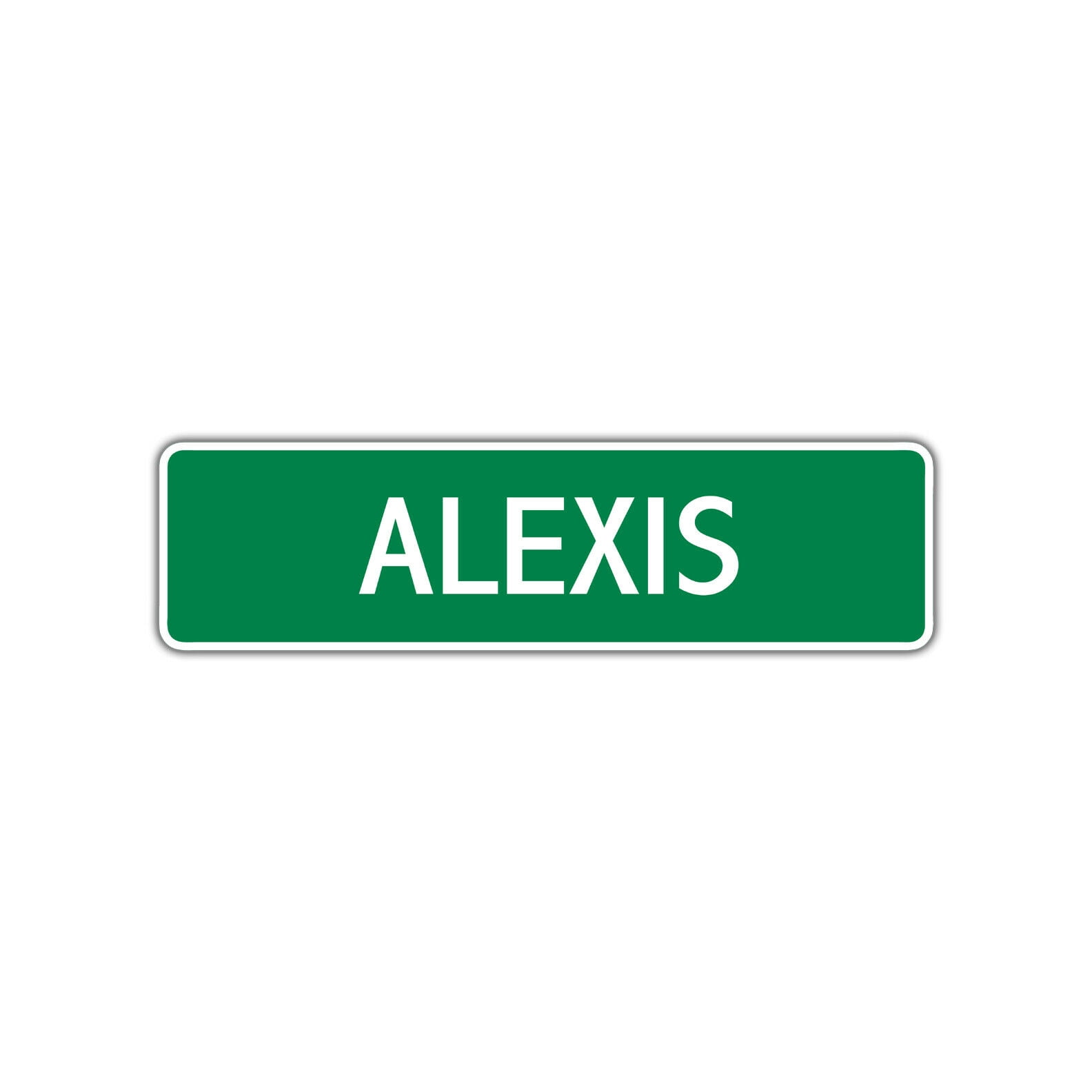 Alexis Girls Children Name Letter Printed Decoration Label Indoor ...